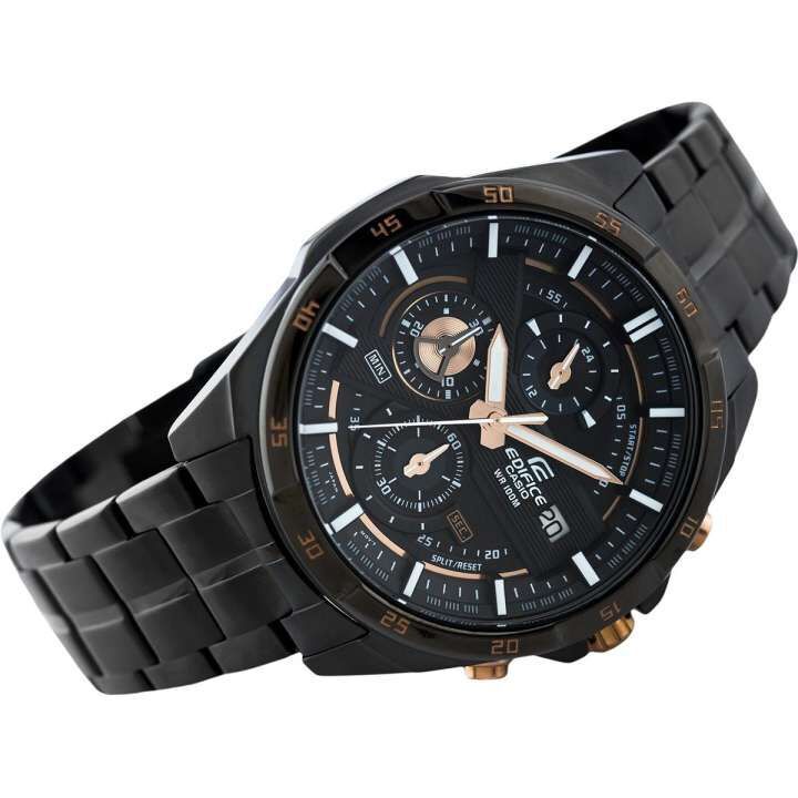 Casio Edifice นาฬิกาข้อมือผู้ชาย สายสแตนเลส รุ่น EFR-556DC-1A - สีดำ ...