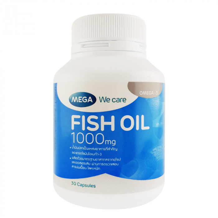 *[ซื้อ 1 แถม 1]MEGA Fish Oil 1000 mg. 30เม็ด - น้ำมันปลาสูตรเข้มข้น ...