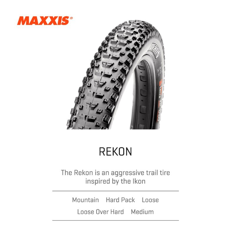 MAXXIS ยางนอกเสือภูเขารุ่น REKON Tubeless Ready ขอบพับ | Lazada.co.th