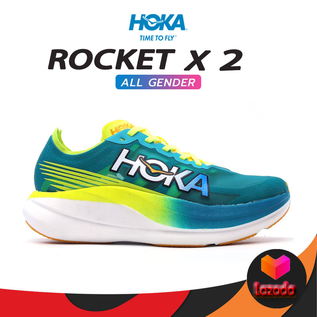 Hoka One One Mens Shoes Rocket X2 Running Shoes Sneakers Couple Casual ...
