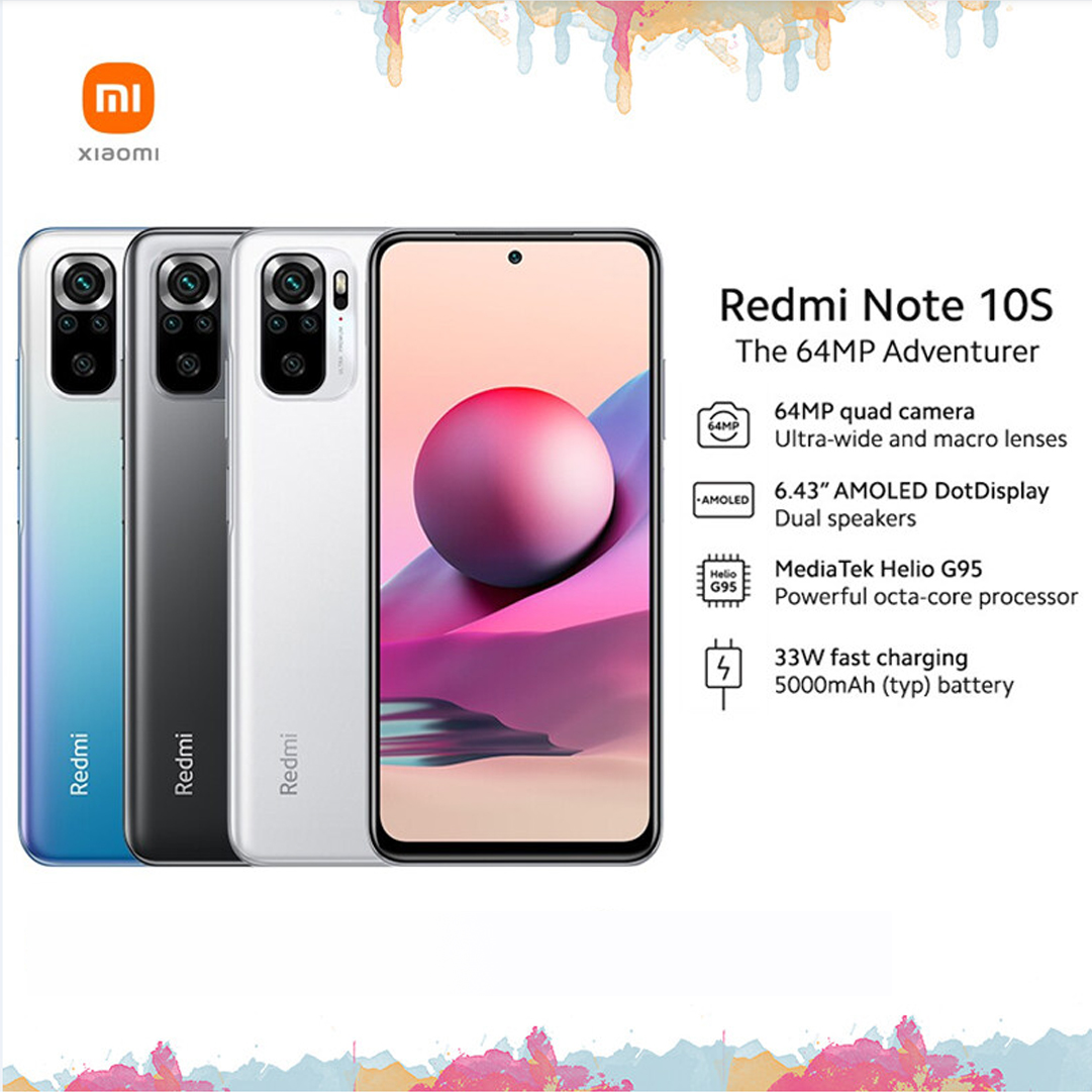 โทรศัพท์ ของแท้ Xiaomi redmi Note 10S 5G โทรศัพท์มือถือ รองรับ2ซิม ...
