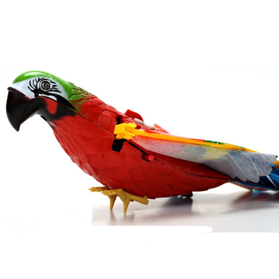 ♕卍☜ ????(เตรียมจัดส่งเร็ว1วัน)???? นกแก้ว ปีกขยับได้ บินได้อย่างเดียว ดูเพลิน ไม่มีเสียง ใส่ถ่าน ...