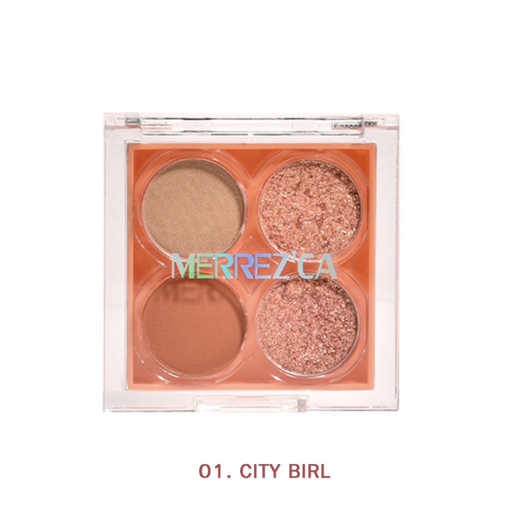 Merrezca Pro Eyeshadow Palette เมอร์เรซก้า โปร อายแชโดว์ พาเลท มีทั้ง ...