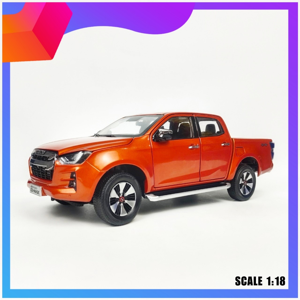 โมเดลรถเหล็ก Isuzu D-MAX All New Scale 118 งานสวย รายละเอียดดี น้ำหนัก ...