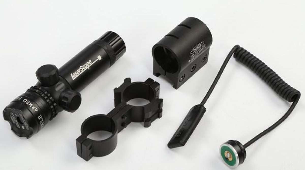 เลเซอร์ติดปืนยาวของแท้ laser scope ปรับใน สีแดง (สินค้าเกรดสูงAAA รับ ...