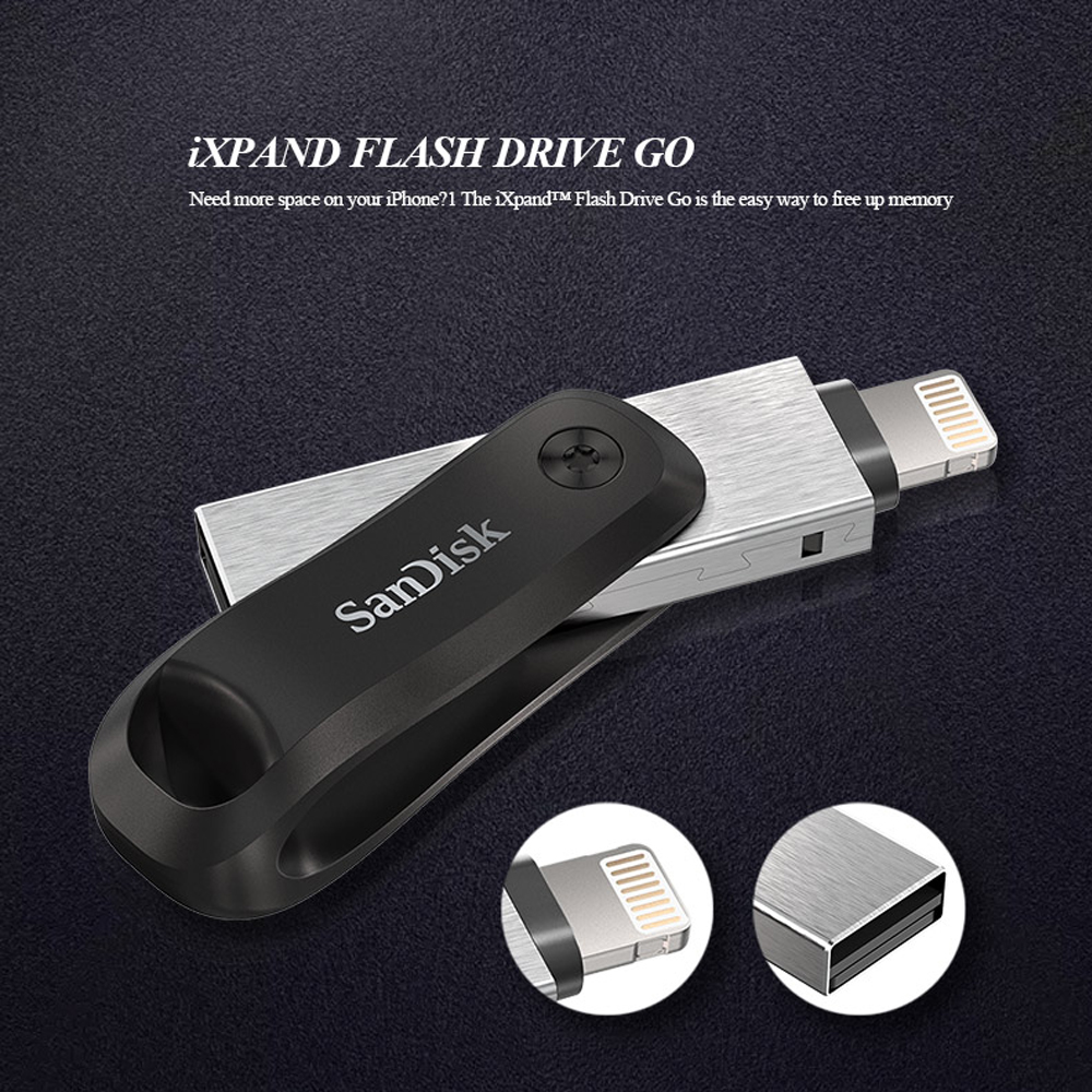 SanDisk IXpand Flash Drive Go SDIX60N 128GB 256GB PenDrive USB 3.0 Disk ...