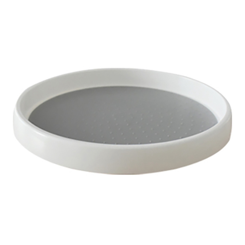 1Pcs Kitchen Condiment Round Rotating Storage Tray TPR Home Cosmetics ...