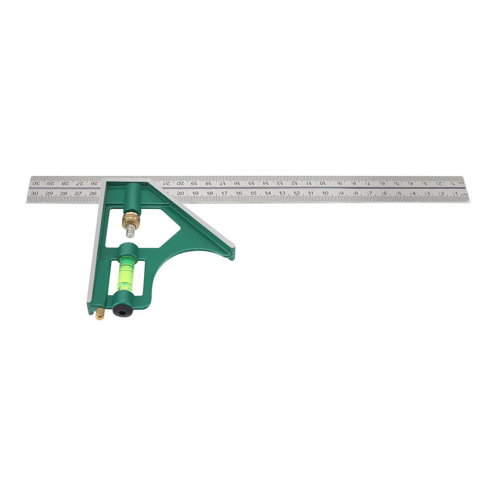 Multi-function 300mm Combination Square Angle Ruler 45/90° W/ Bubble ...