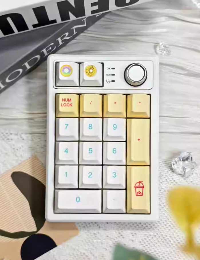 Keycool K19 Numpad Gasket Tri-Mode Bluetooth Wireless 2.4G Mechanical ...