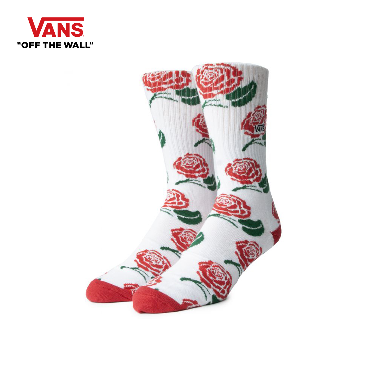 VANS ROSES CREW - WHITE - VANS - ThaiPick