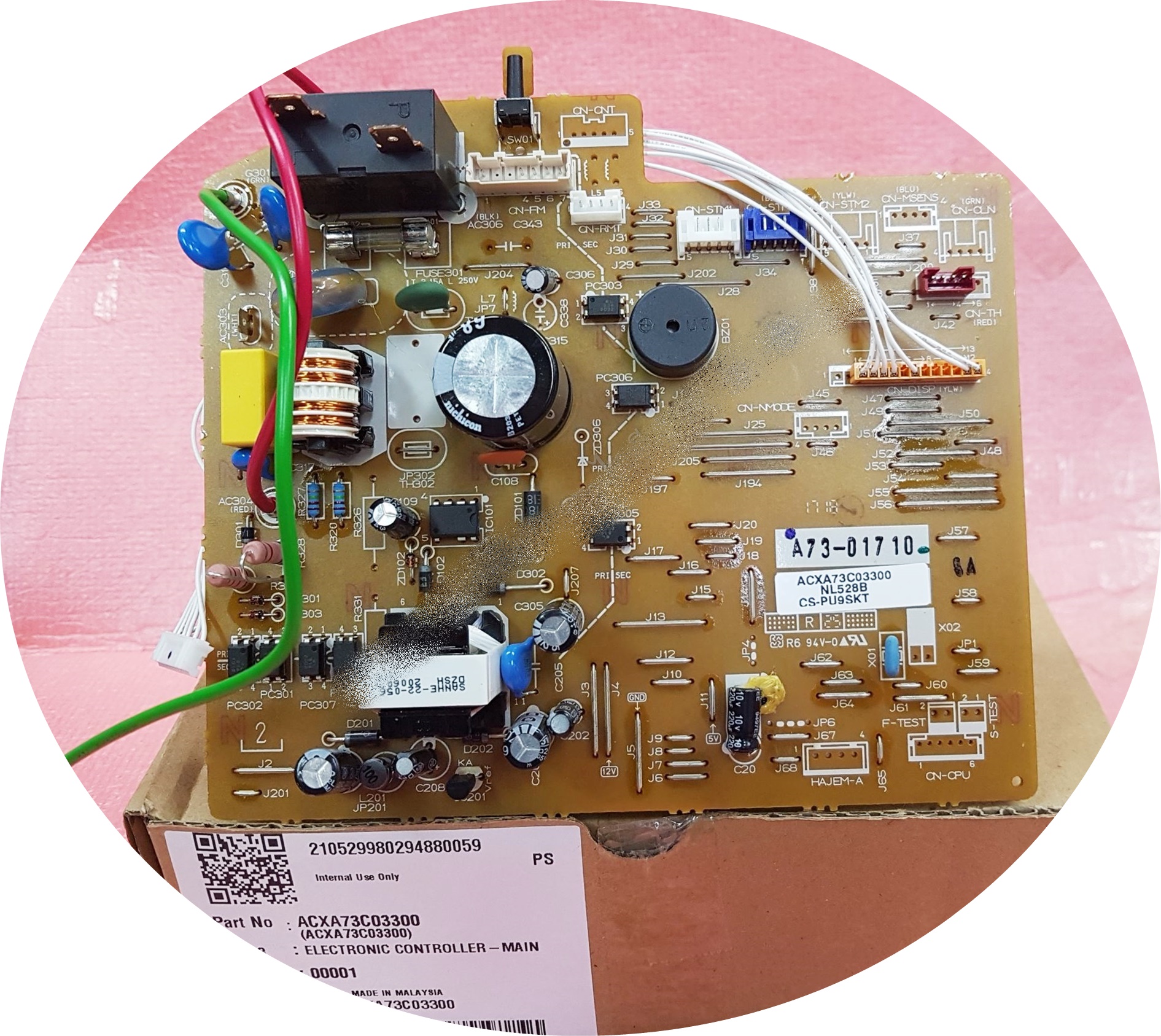 อะไหล่แท้ACXA73C03300แผงบอร์ดคอยล์เย็นแผงวงจร(ELECTRONIC CONTROLLER ...