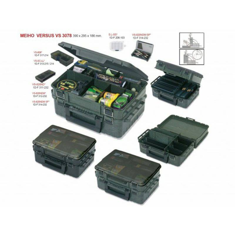 กล่องใส่เหยื่อปลอม MEIHO VERSUS VS-3078 - PEAKUBON FISHING - ThaiPick