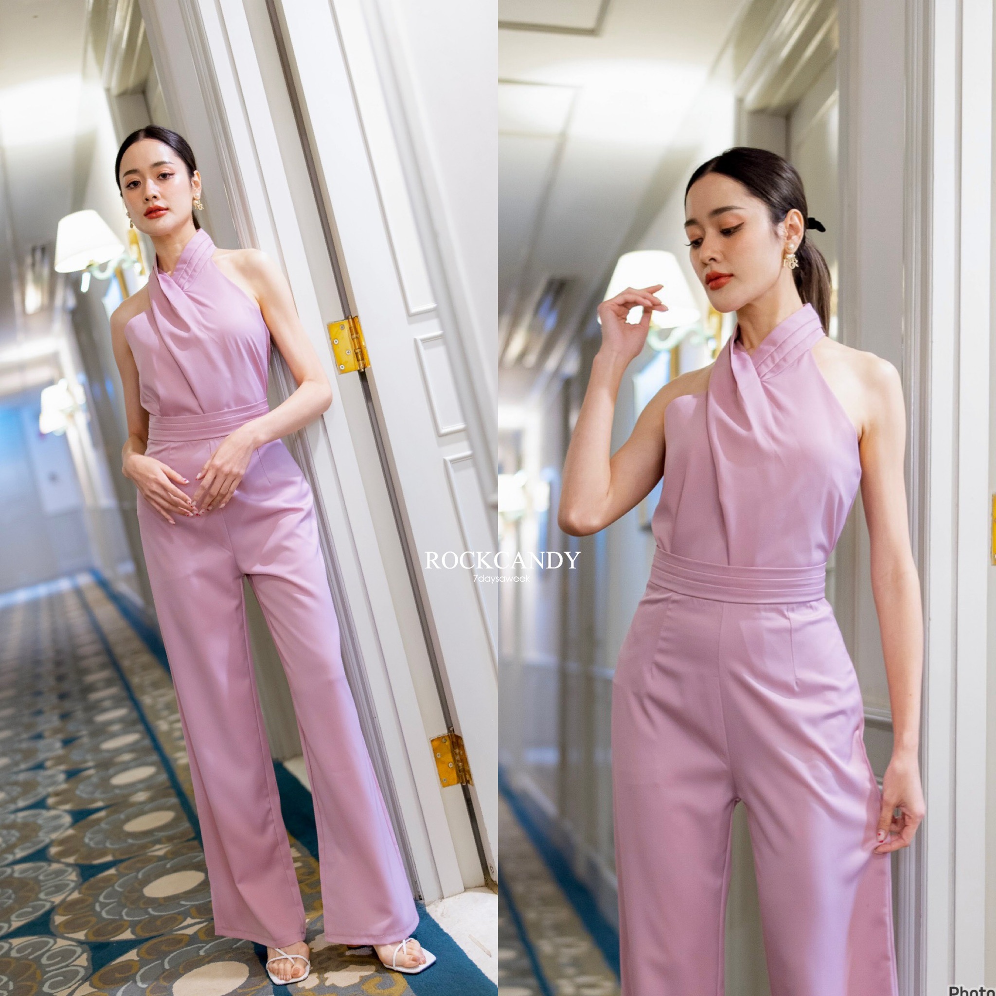 rockcandy marlone เป็นเซทเสื้อ จับคู่กับกางเกงค่ะ ดีเทลที่คอและขอบกางเกงคือดีมากๆๆ จะใส่นุ่งทับ ...