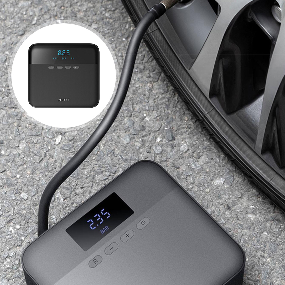 70mai เครื่องอัดอากาศรถยนต์ 12V เครื่องเติมลมยางดิจิตอลจอแสดงผล LED ...