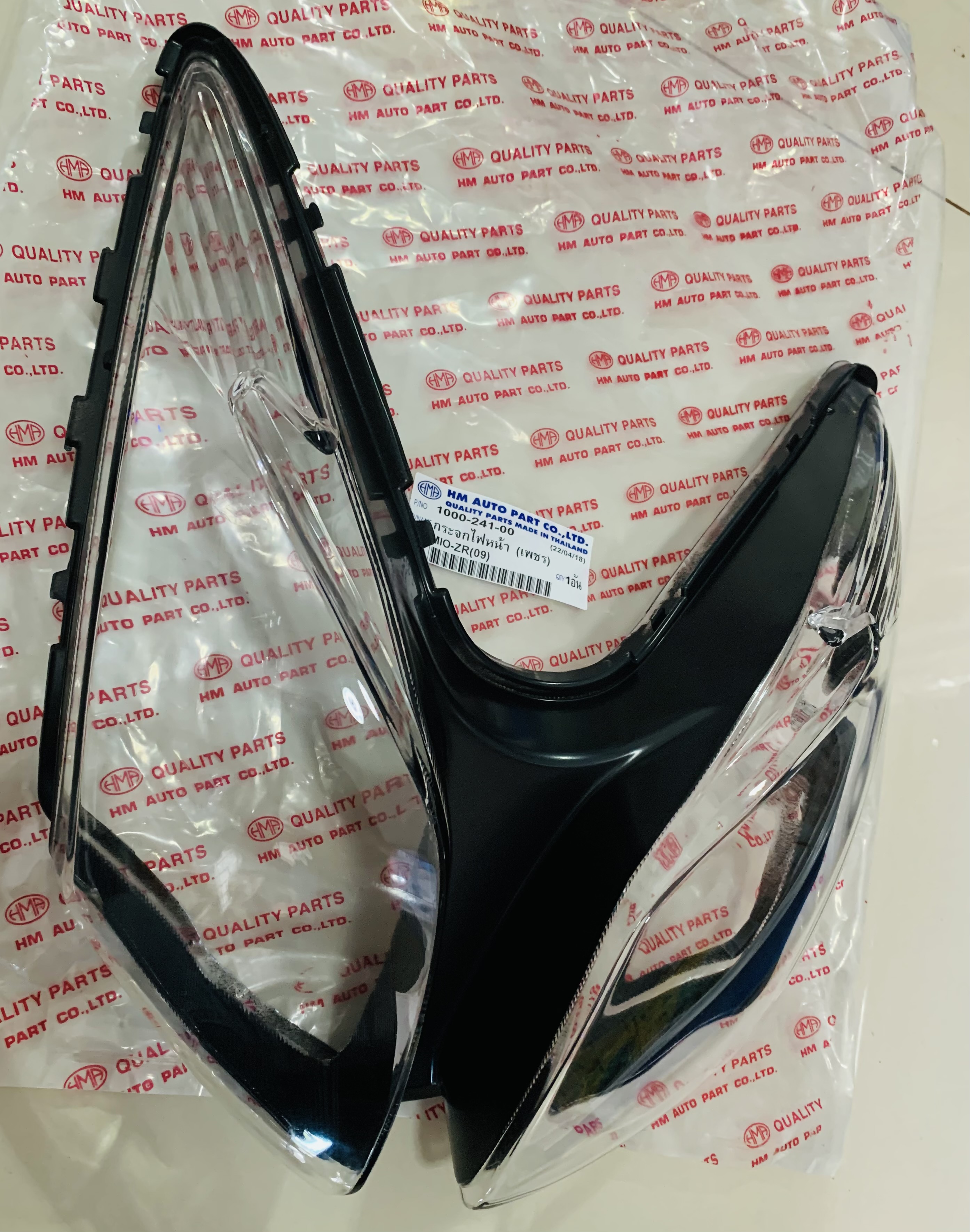 กระจกไฟหน้า YAHAHA MIO-ZR ปี2009 - สกายเรซซิ่งพังโคน - ThaiPick