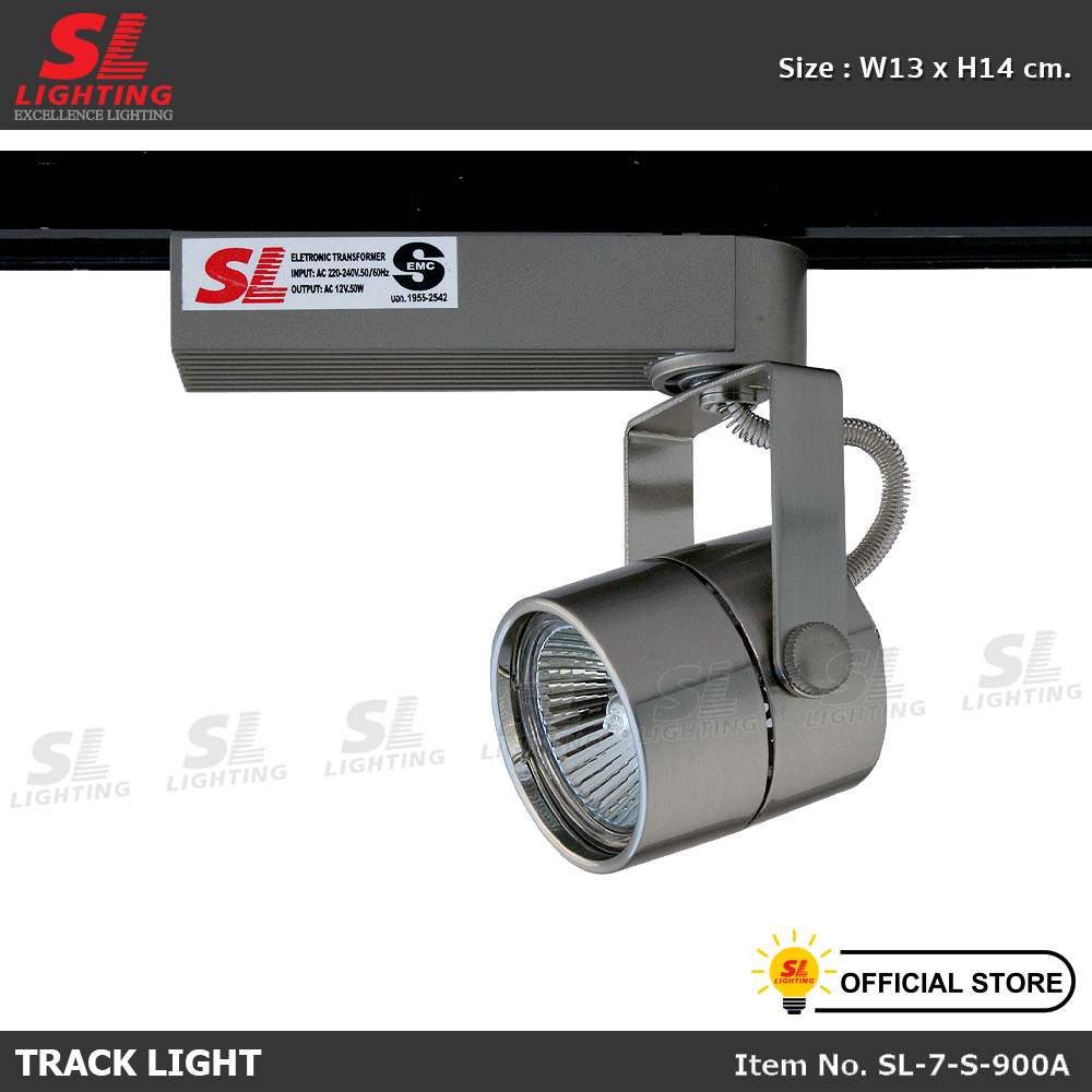 SL LIGHTING โคมไฟส่องเฉพาะจุด TRACK LIGHT แบบเข้ารางสีเงิน SL-7-S-900A ...