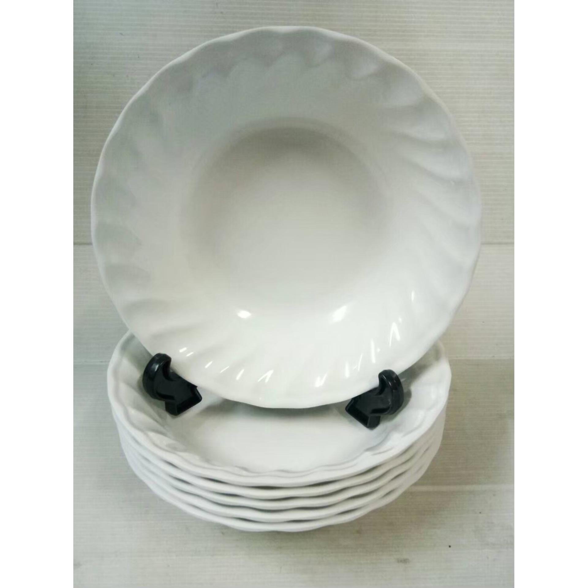 Srithai Superware ชุดชาม 7.5 นิ้ว 12 ชิ้น ลายโรส - kitchenware365 - ThaiPick