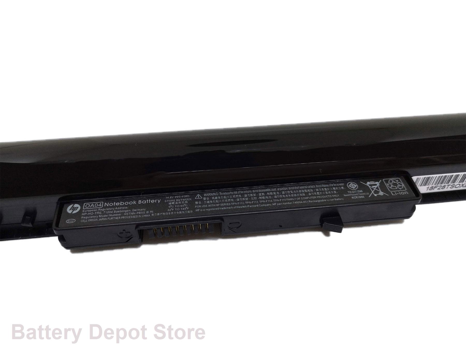 HP แบตเตอรี่ ของแท้ OA04 (สำหรับ HP Probook 240 G2 15-g005AU 14-d008TX ...