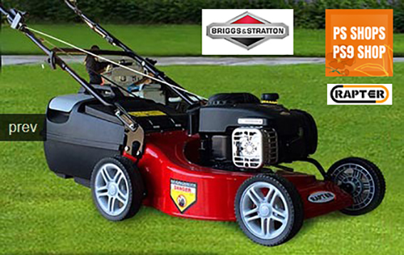 BRIGGS & STRATTON/RAPTER รุ่น B04 รถเข็นตัดหญ้าสี่ล้อเข็น เครื่องยนต์ ...