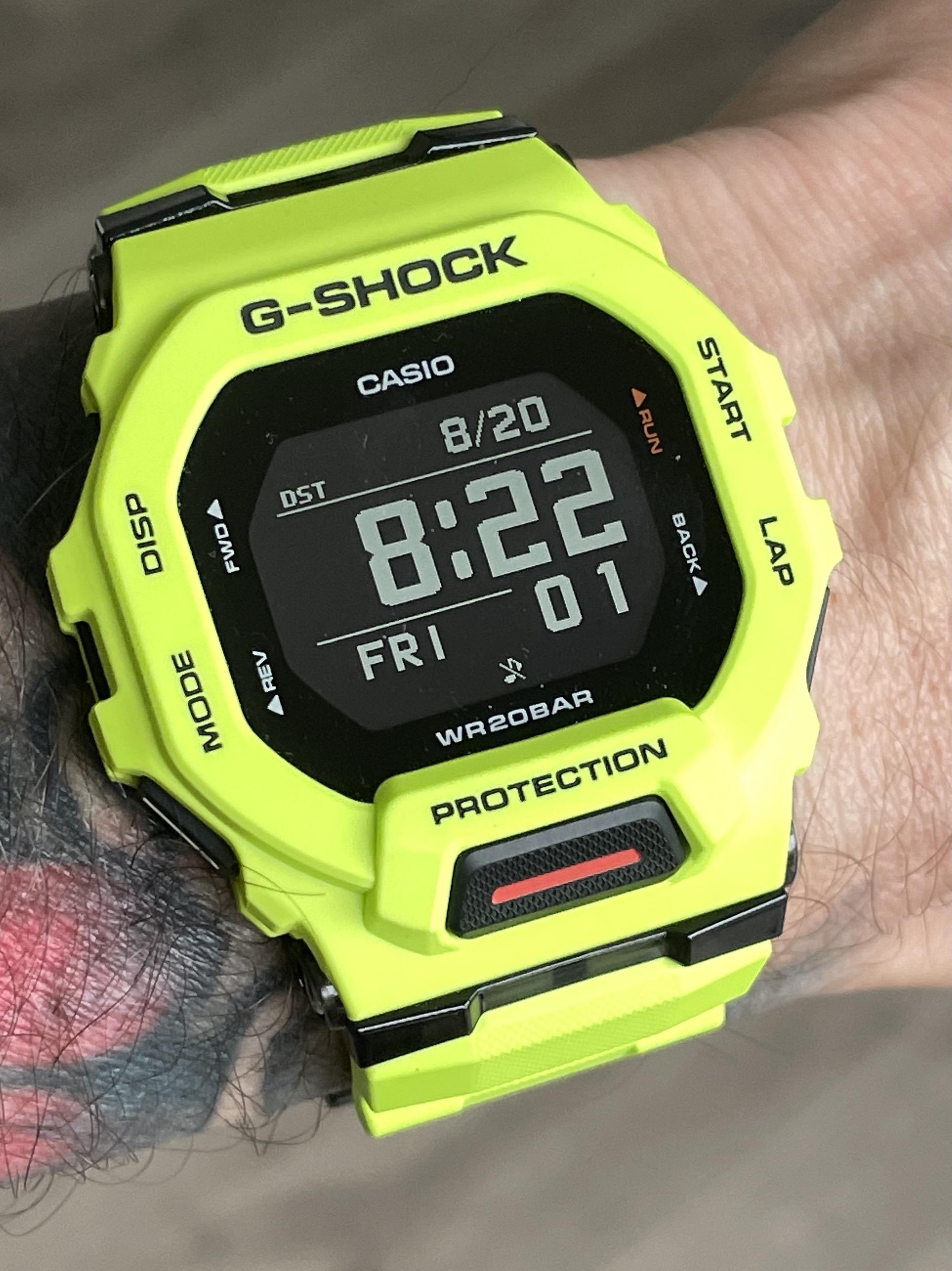 CASIO G-SHOCK GBD-200 นาฬิกาข้อมือชาย สายเรซิ่น เชื่อมต่อแอป G-SHOCK ...