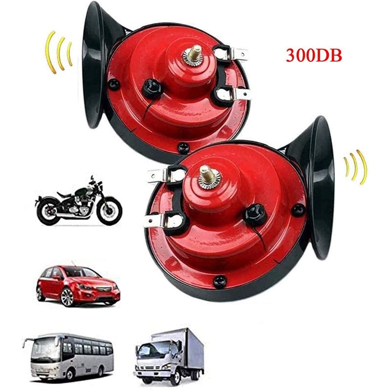 300DB Super Loud Train Horn for Truck Train Boat Car Air Electric Snail ...