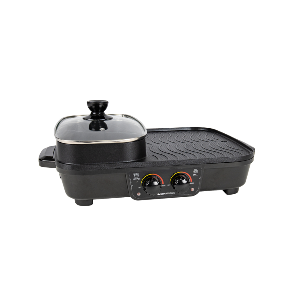 SMART HOME SM-EG1505 เตาปิ้งย่างอเนกประสงค์พร้อมช่องทำสุกี้ SKI OFFICIAL - Ski Online - ThaiPick