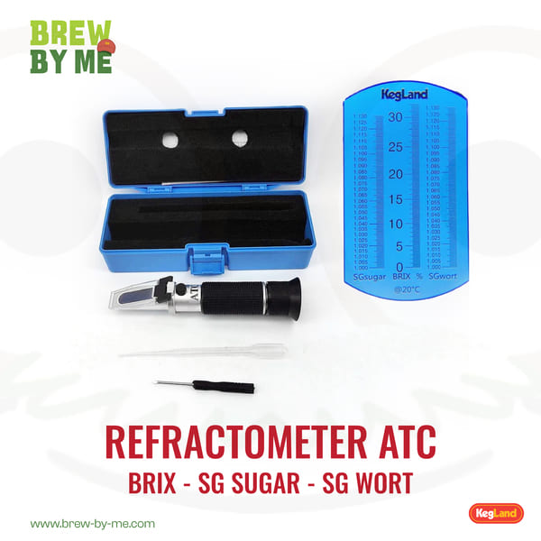 Brix/Specific Gravity Refractometer with ATC & LED Light | Lazada.co.th