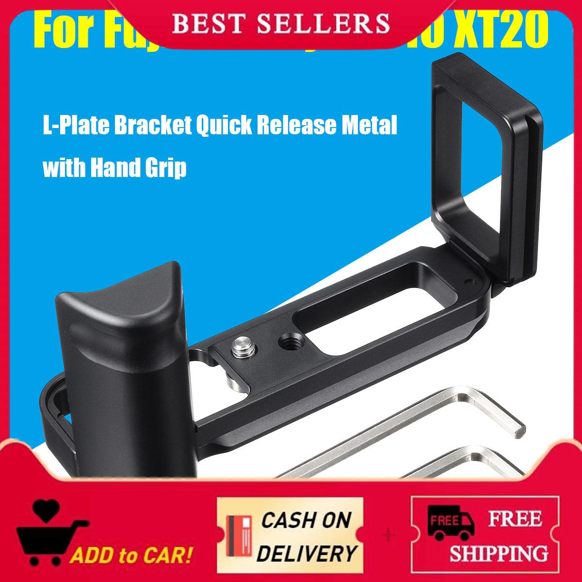 For Fujifilm Xt10 Vertical Quick Release L Plate/Bracket Holder Hand Grip Base Handle For Fuji X ...