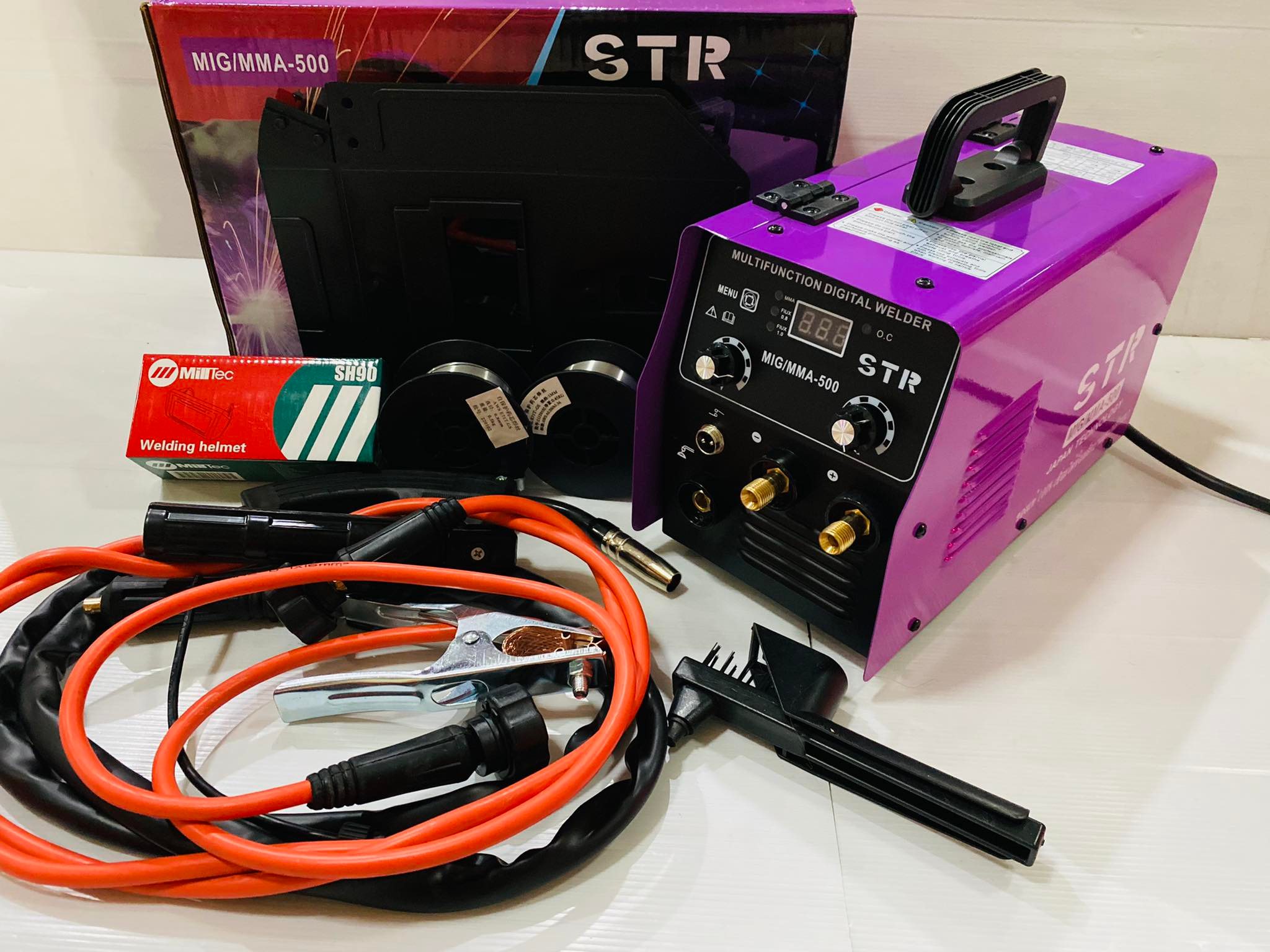 เครื่องเชื่อม STR 500 MIG TIG MMA 3ระบบ [รุ่นใหม่ปี22 เชื่อมเลสได้] 7kg ...