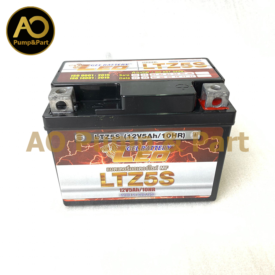 แบตเตอรี่มอเตอร์ไซด์ LEO LTZ5s 12V5AH ซื้อยกลังราคาถูกลง พร้อมบริการ ...