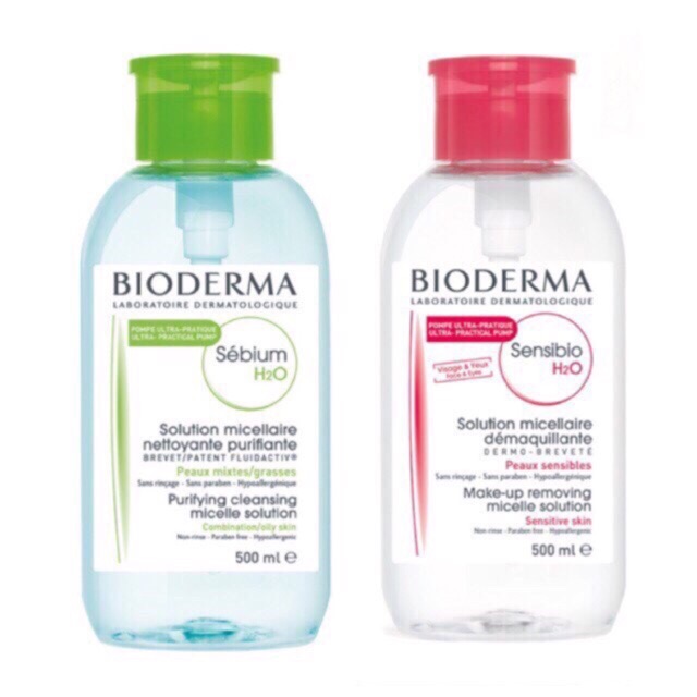 Bioderma 500 ml. เช็ดเครื่องสำอาง ผิวแพ้ง่าย ผิวมัน ผิวแห้ง - BYMax ...
