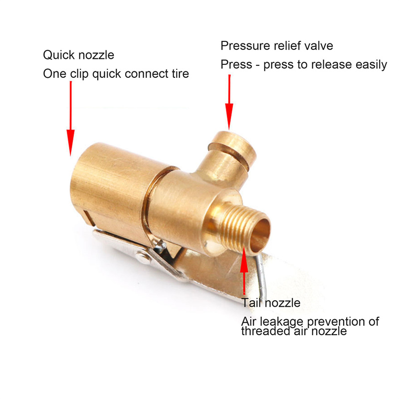 LANG 1 Pcs Car Accessories Car Air Pump Thread Nozzle Adapter Car Pump ...