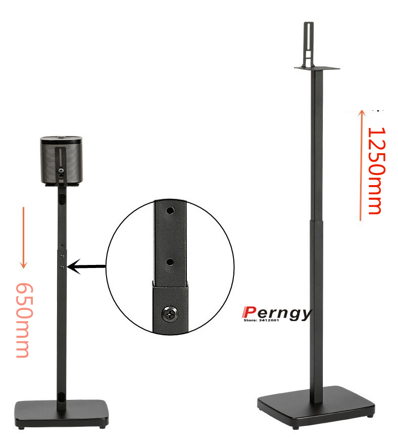 (1 pair=2pcs) SF08 65cm-125cm round column base adjusturround sound ...