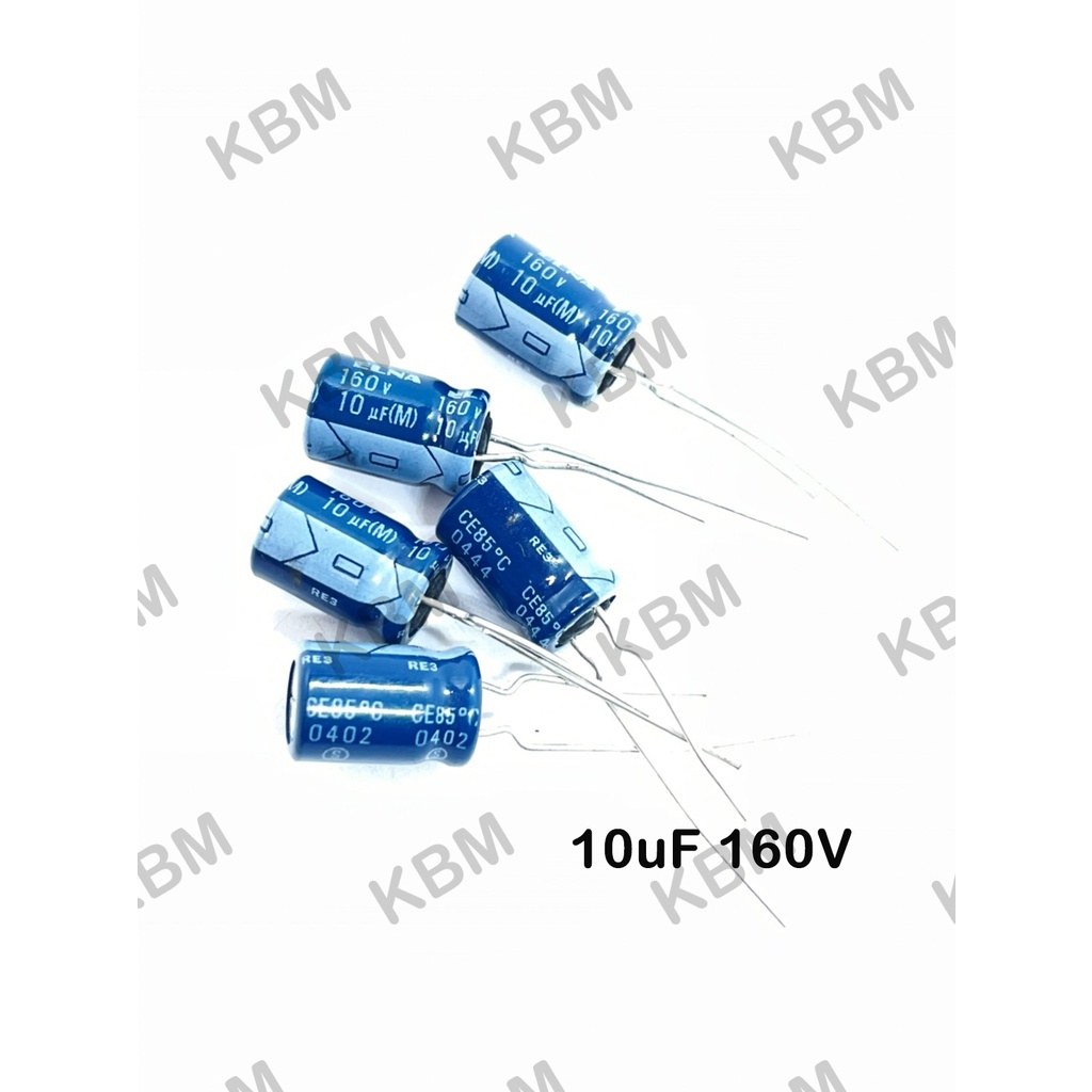 Capacitor (คาปาซิเตอร์) 10uF 100V 10uF 160V 10uF 250V 10uF 350V 10uF 400V 10uF 450V 10uF 450V ...