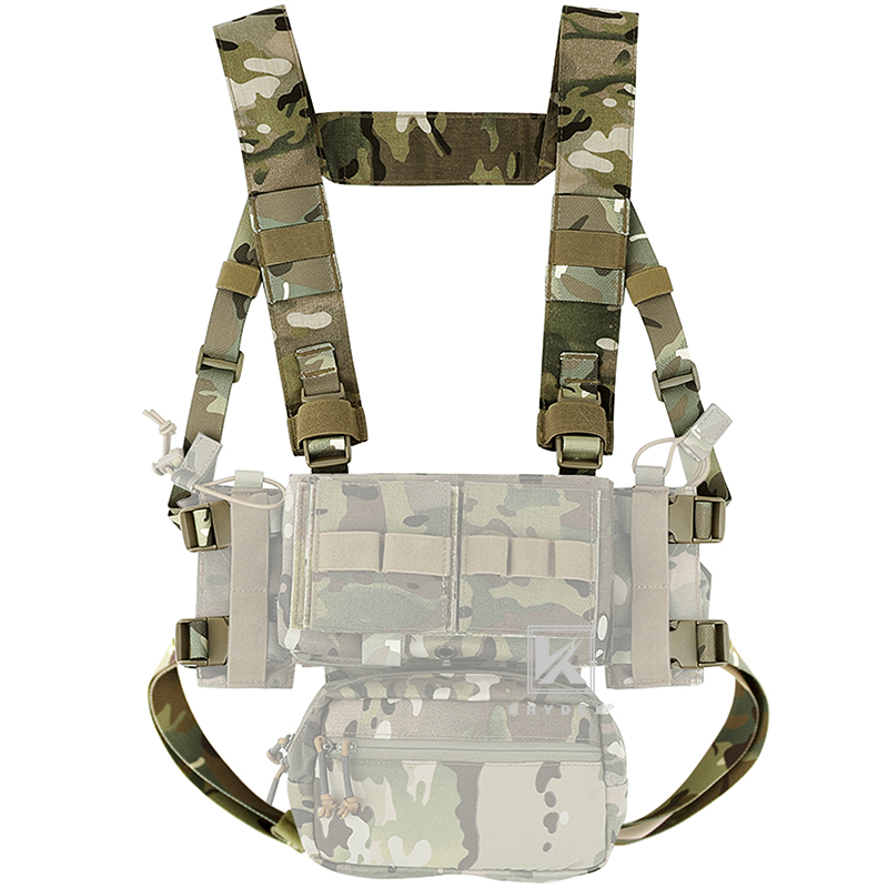 KRYDEX Micro Fight Fat Strap H Harness For MK3 MK4 D3CRM Chest Rig ...