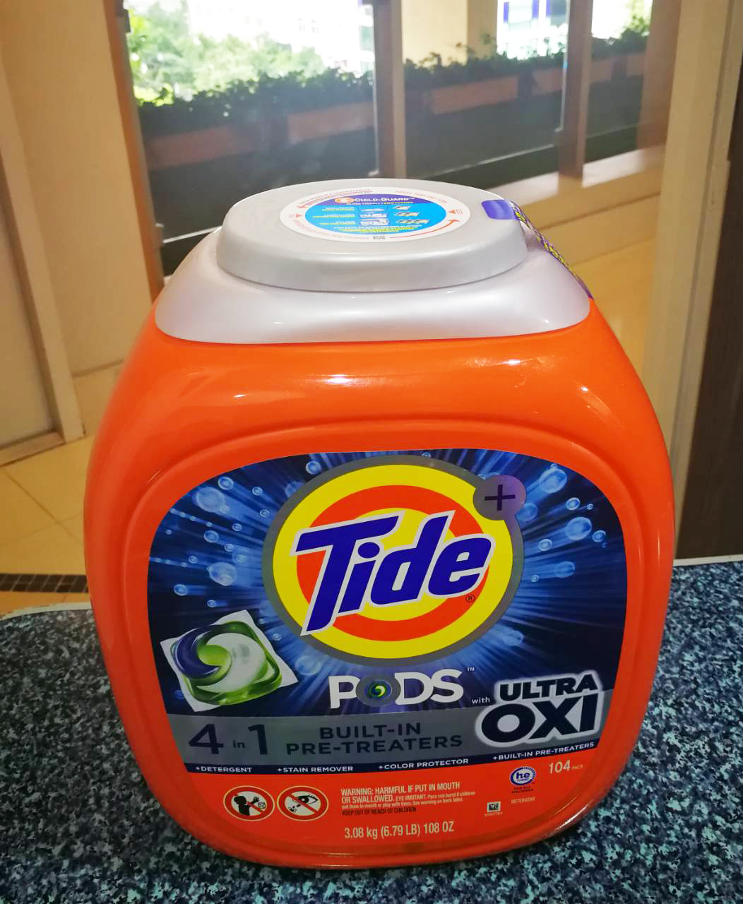 Tide PODS® [104 เม็ด] Ultra OXI Laundry Detergent Pacs Original Scent ...