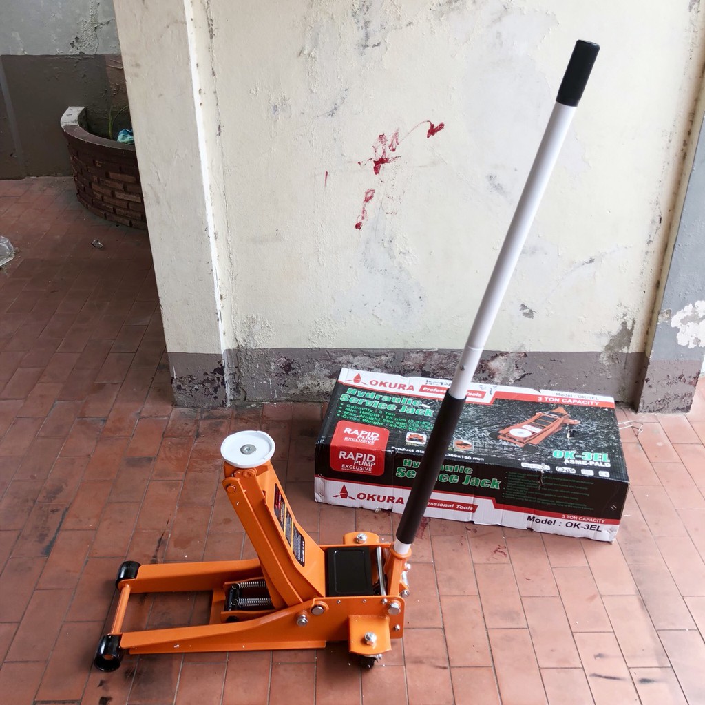 OKURA แม่แรง3ตันโหลดเตี้ย 2สูบ รุ่นOK-3EL แม่แรงตะเข้3ตัน แม่แรง - wp_shop 1595487197 - ThaiPick