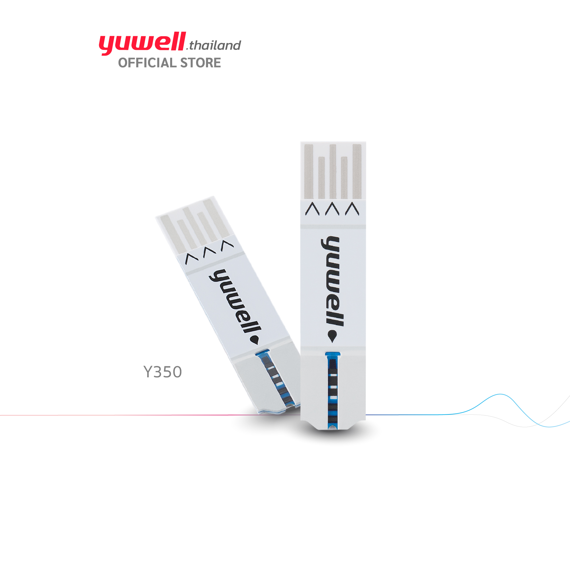 Yuwell แผ่นตรวจวัดระดับนํ้าตาลในเลือด Y350 | Lazada.co.th