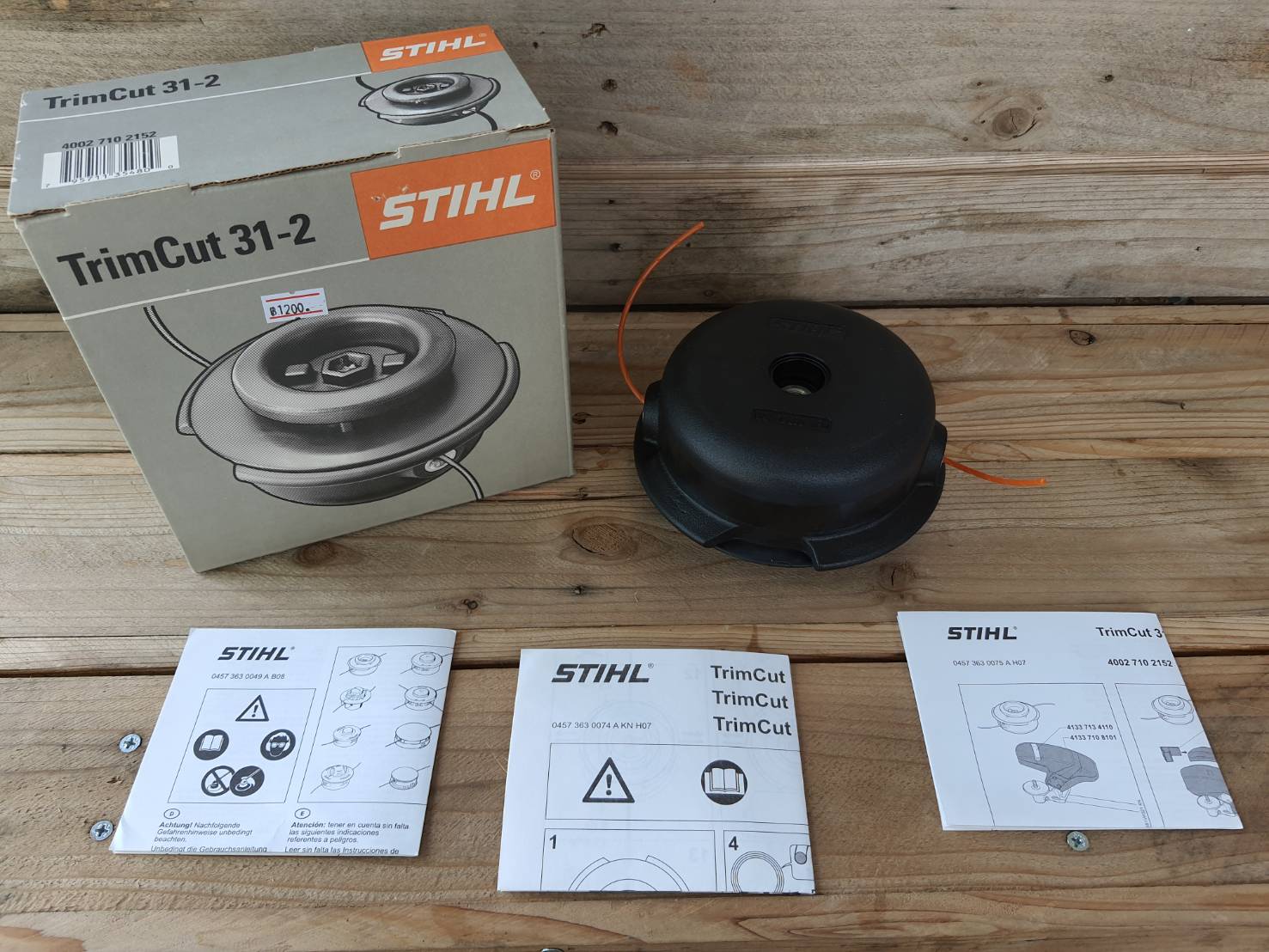 กระปุกเอ็นตัดหญ้า STIHL TRIMCUT เเบบเเมนนวล (fs 230 fs 250 เกลียวละเอียด) แท้ 100% | Lazada.co.th