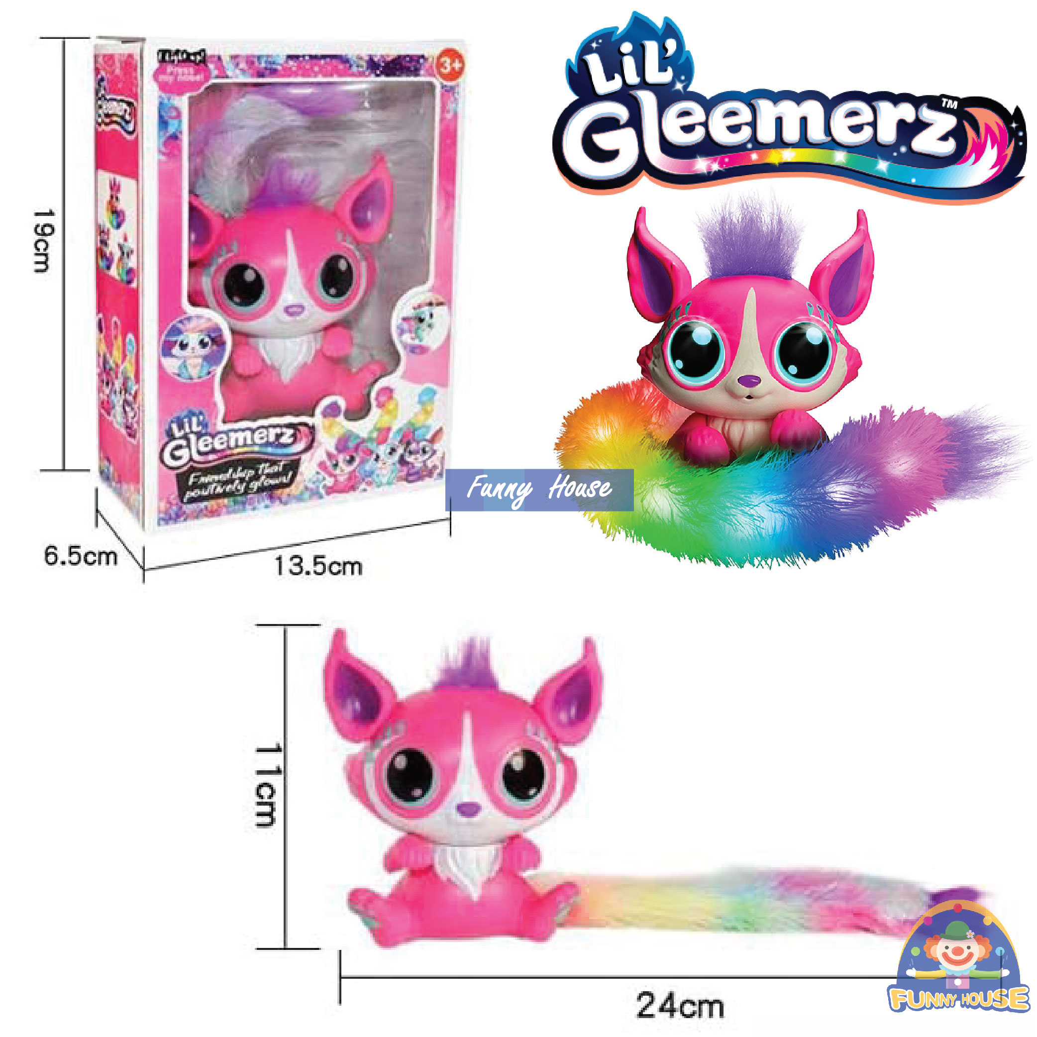 ตุ๊กตา ของเล่น แมทเทล Lil 'Gleemerz รูปสายรุ้งของเล่นตุ๊กตาสีหางจิ้งจอก ...