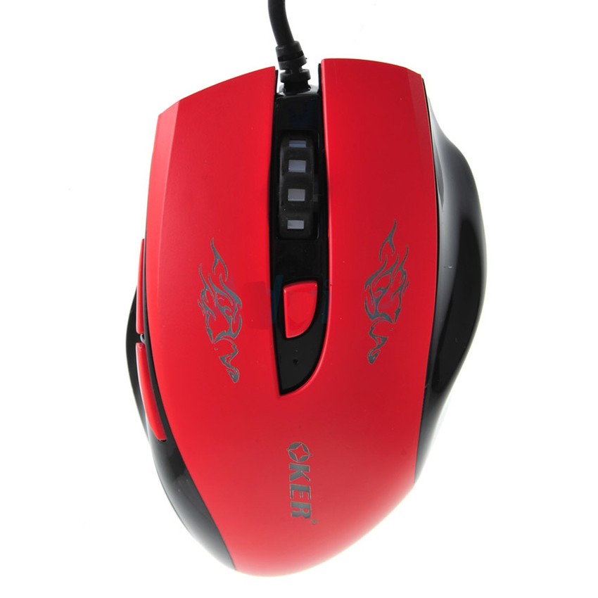 ลด กระหน่ำ สินค้า เคลียสต็อค เมาส์สายถัก Optical MOUSE USB OKER รุ่น ...