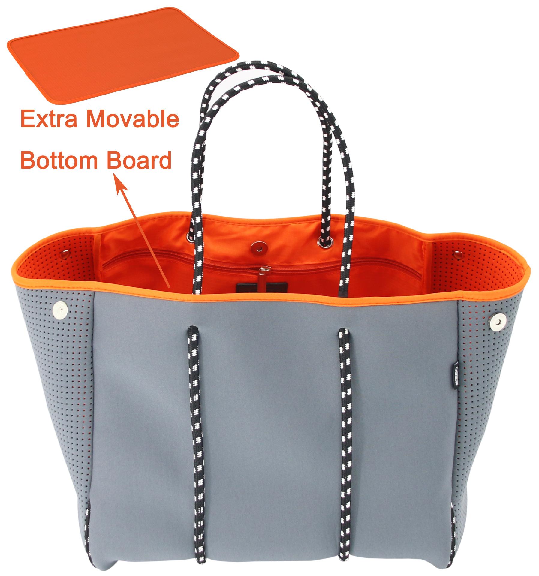 Neoprene Beach Bag Multipurpose Large Capacity Sporty Qiuck Drying ...