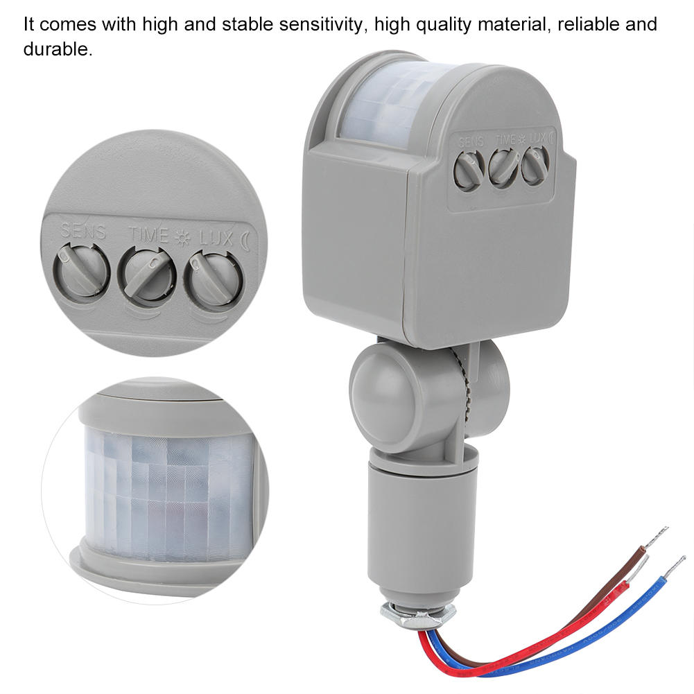 【มีของพร้อมส่ง】COD Intelligent Infrared Human Body Motion Sensor LED ...