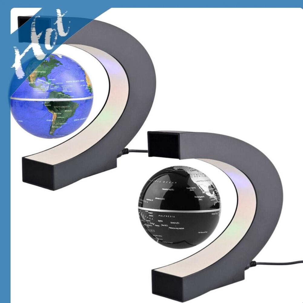 รูปตัว C LED World Map โคมไฟลูกโลกลอยตัว Magnetic Levitation Light ...