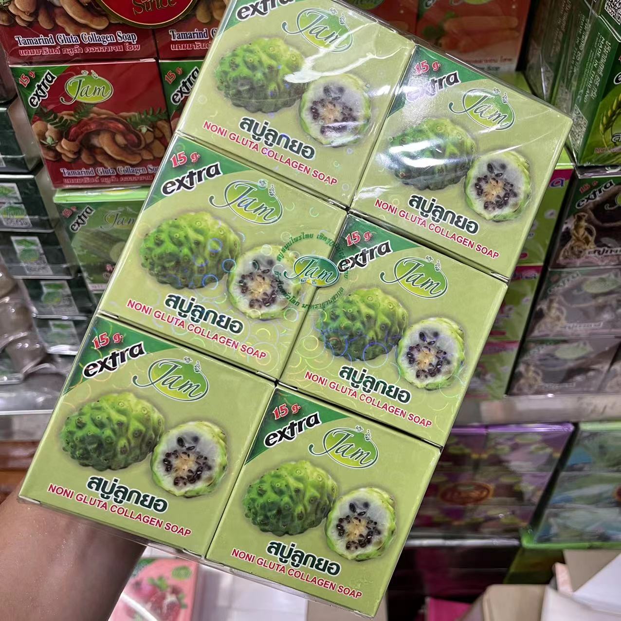 *พร้อมส่ง ของแท้ 💯* JAM 1 แพ็คหรือ 12 สบู่แจม 1 ก้อนน้ำหนัก 65 กรัม ของ ...