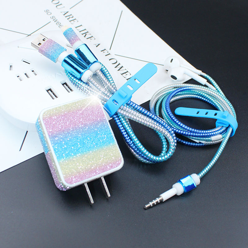 Mobile Phone USB Cable Protection Sleeve Applies A11X973K1 Headset ...