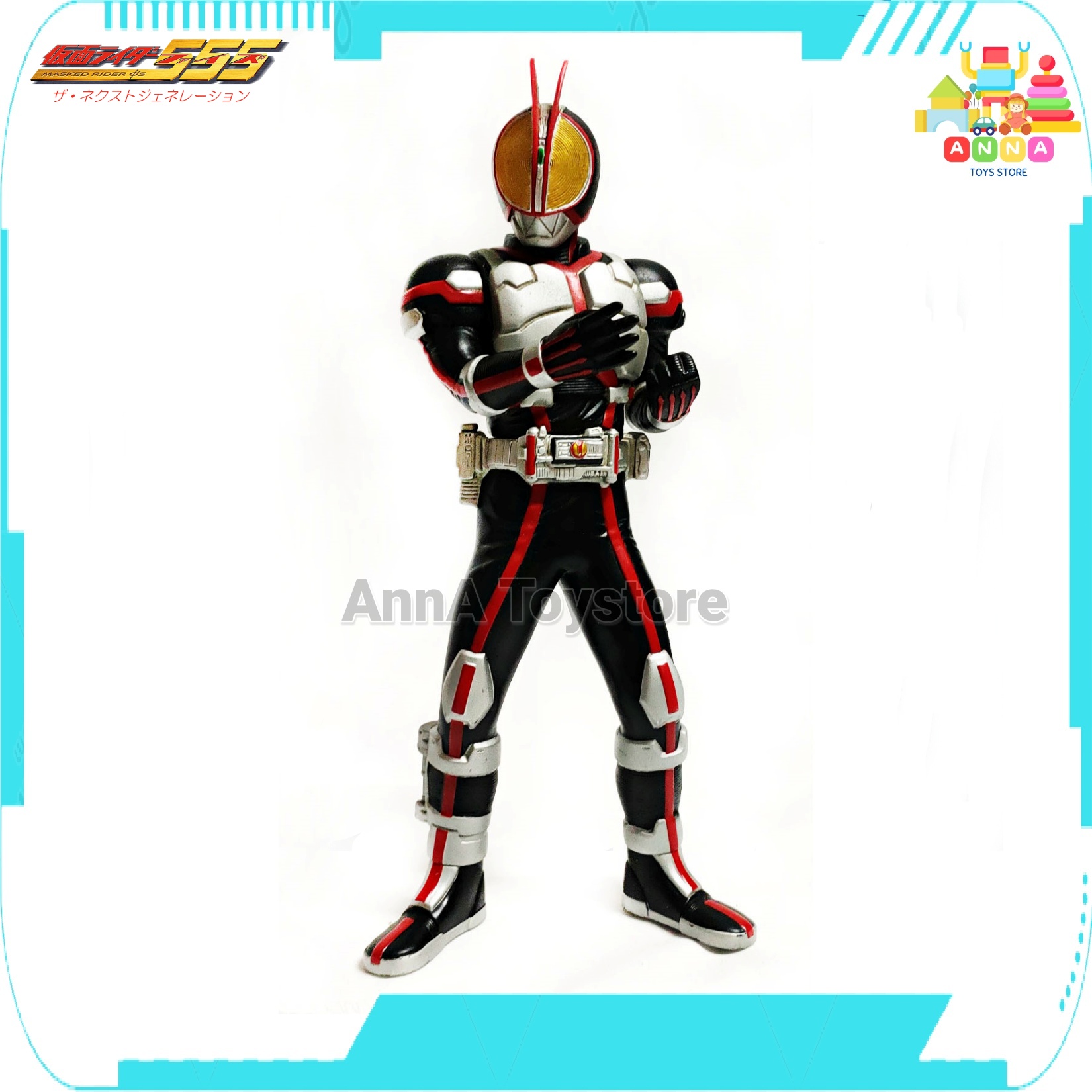 โมเดล ตัวซอฟ มาสไรเดอร์ ไฟซ์ Kamen Rider Faiz 555 soft figure สภาพสวย ...