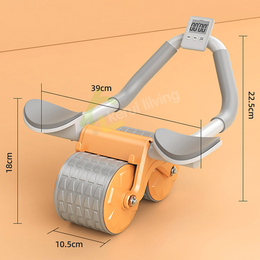There are 2 types of abdominal exercise roller automatic rebound ...