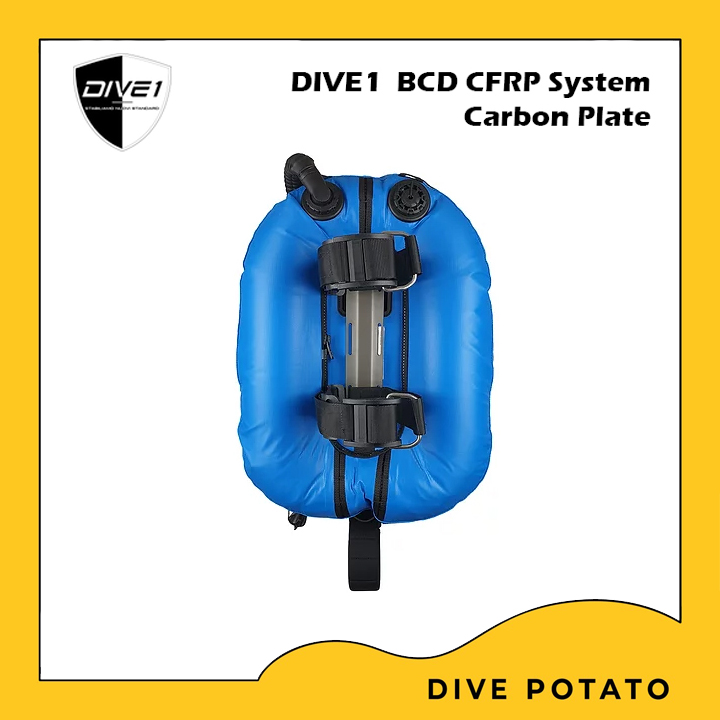 BCD Dive1 Scuba CFRP Marine - Wing - Back Plate - Light Weight - Travel ...