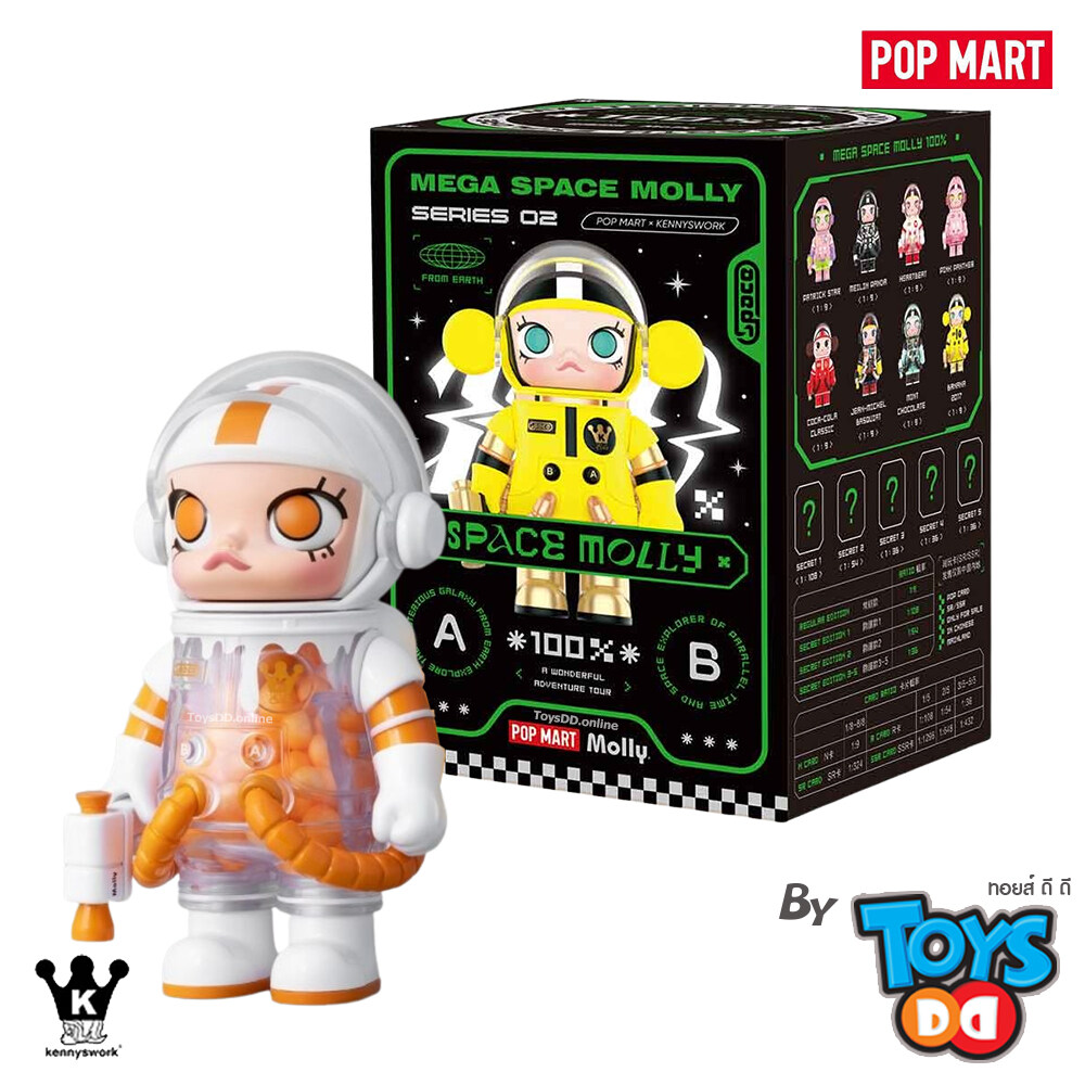 Pop Mart Mega Space Molly 100 Series 2 One Box 1 กล่อง Th